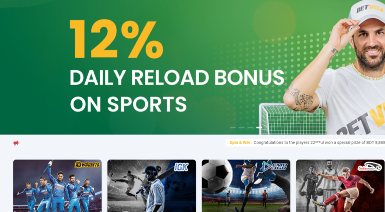 Betvisa Bangladesh Casino Games and Bets with BetVisa Online